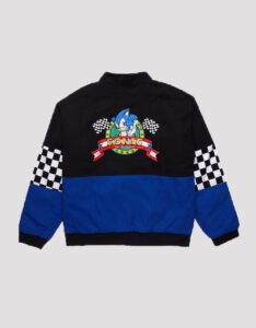 Sonic The Hedgehog Racing Jacket - Blue And Black